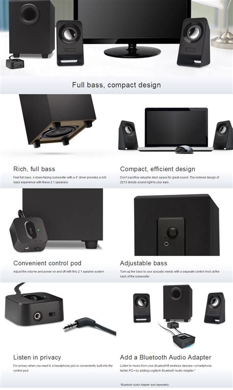Buy Logitech Z Multimedia Speakers PC Case Gear Australia