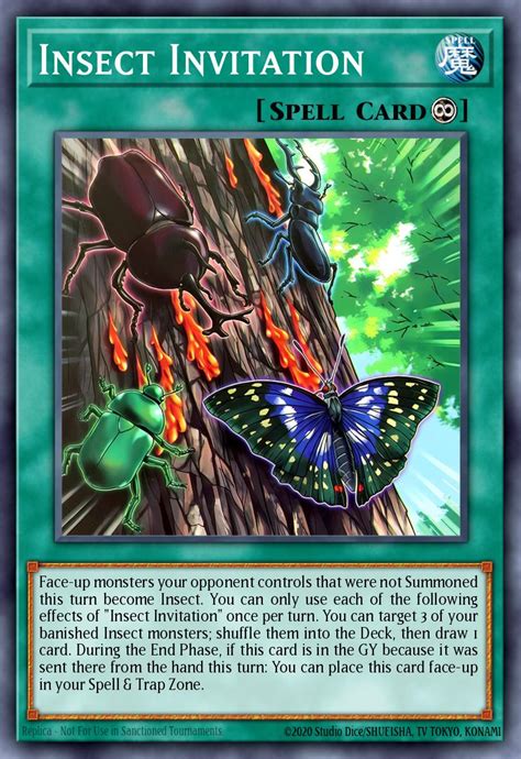 Insect Invitation Yu Gi Oh Card Database Ygoprodeck