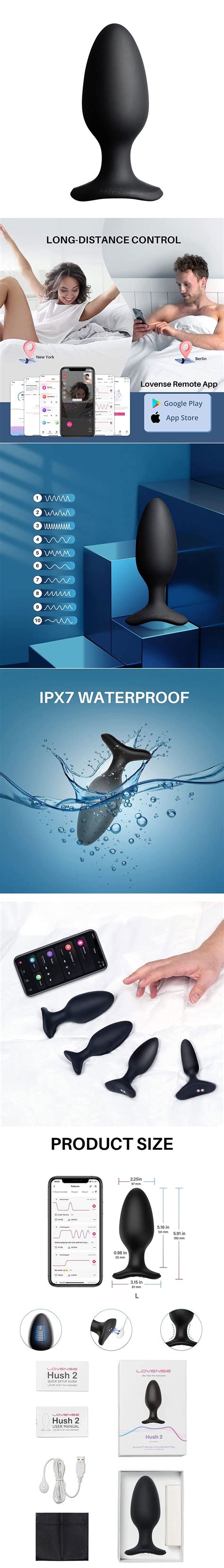 Lovense Hush Vibrating Butt Plug