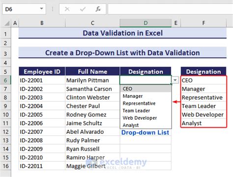 Data Validation In Excel A Complete Guideline Exceldemy