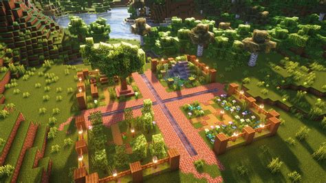 Minecraft Schematic 4x Garden Design By Unknown