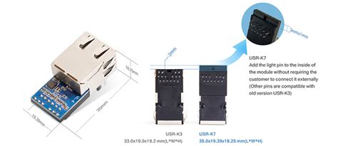 Buy Usr K7 Usr Iot Ethernet To Uart Serial Module Online Evelta