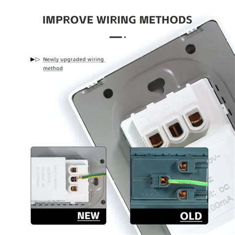 Us Standard Power Socket USB Type A 2100mA Electric Wall Switch Socket Power USB A A Wall