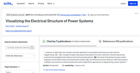 Visualizing The Electrical Structure Of Power Systems