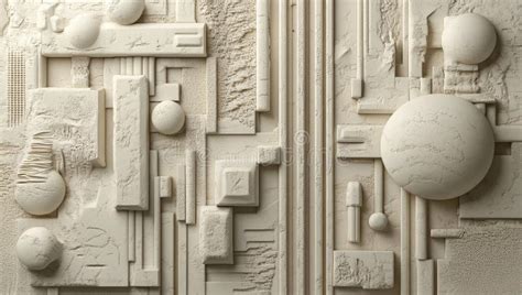 Randomly Shifted White Cube Boxes Create A Barrier That Blocks The Background Illustrating A