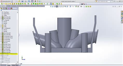 Tutorial How To Make Engine Part 33 Grabcad Tutorials