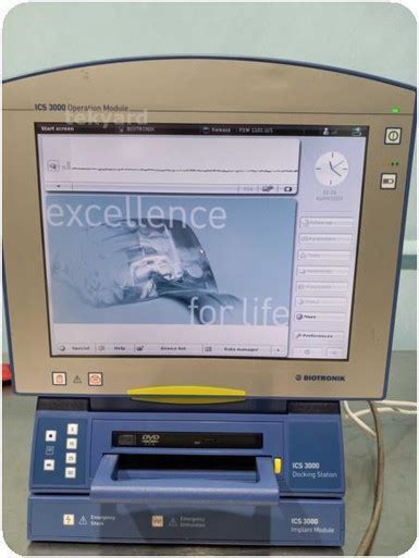 Biotronik Ics 3000 Programmer Operation Module Docking Station Industrial Lynx