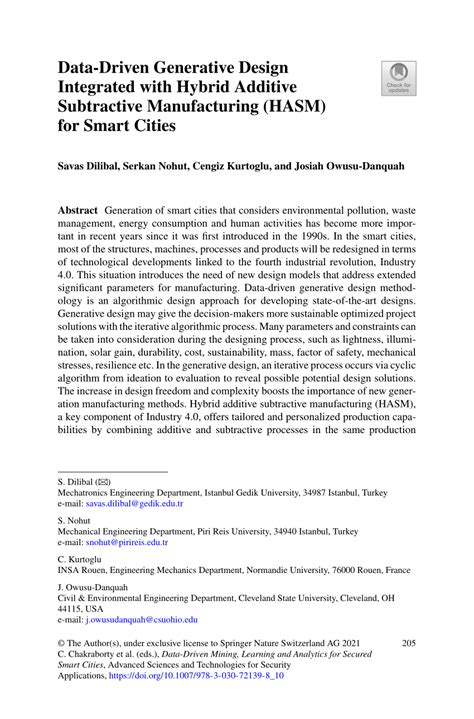 Pdf Data Driven Generative Design Integrated With Hybrid Additive