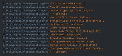 Java Logging With Retrofit 2 Stack Overflow