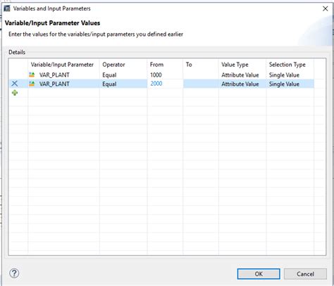 SAP BW On HANA VARIABLES IN SAP HANA CALCULATION VEW