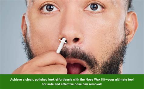 Hannea Nose Wax Kit For Men And Women Nose Hair Waxing Kit With 100g