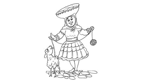 Incas Coloriages Personnages Incas