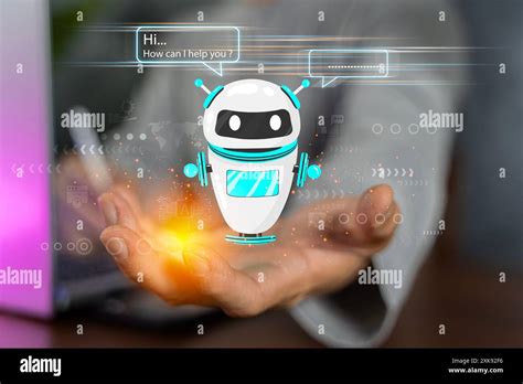 Digital Chatbot Robot Application Conversation Assistant Ai Artificial Intelligence Concept