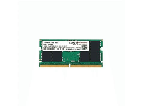 Transcend Jet 16gb Ddr5 So Dimm Ram 4800mhz Za