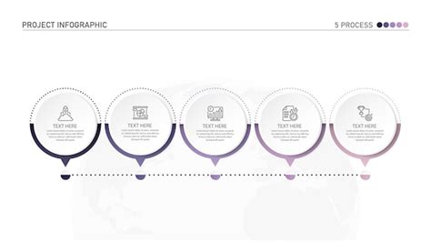 Premium Vector Basic Infographic Template With 5 Steps