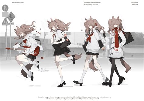 Angelina Arknights Drawn By Jacknife Danbooru