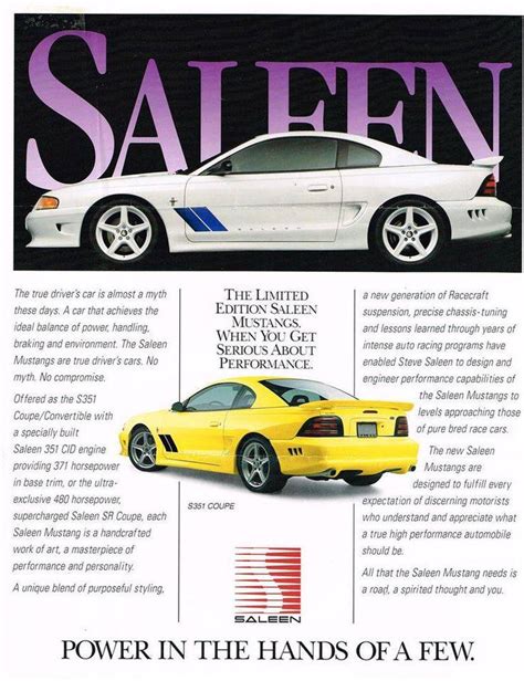 The 730 Hp Anniversary Edition Saleen Mustang Is Proof There Is A God