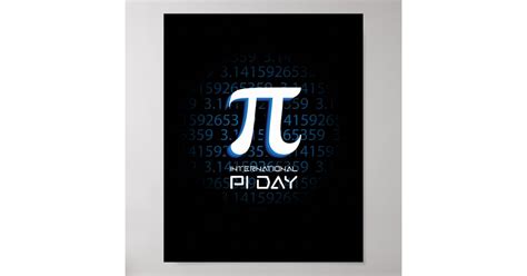 314 Pi Number Symbol Math Science Poster Zazzle