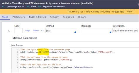 Code Pega Pdfview Activity Code Not Working In Pega 8 Support Center