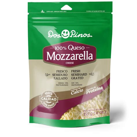 Queso Mozzarella Rallado Dos Pinos Auto Mercado