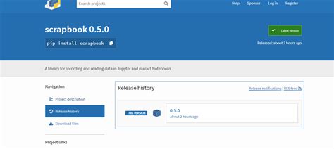 All Old Versions Have Been Dropped From Pypi · Issue 79 · Nteractscrapbook · Github