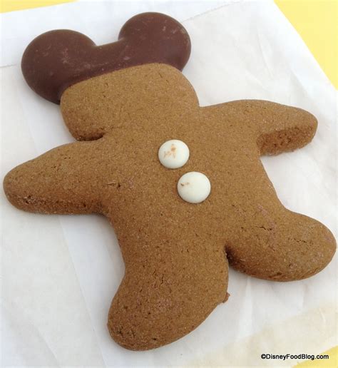 Snack Series Mickey Gingerbread Cookie The Disney Food Blog