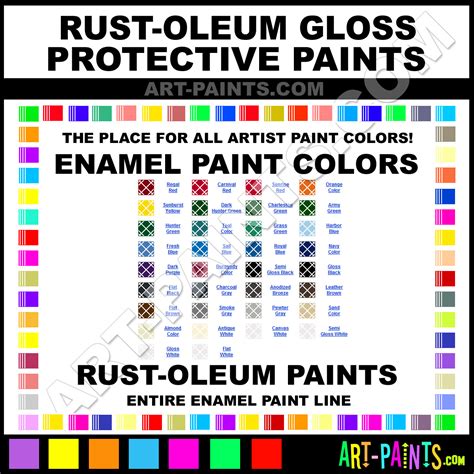 Rust Oleum Enamel Colors