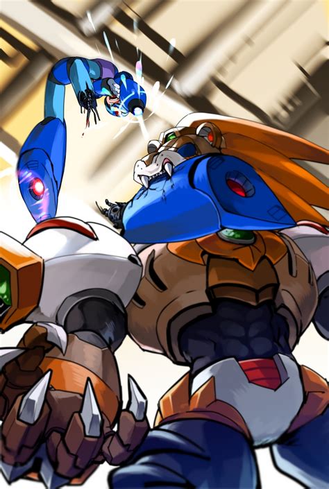 X And Slash Beast Mega Man And 2 More Drawn By Yuriyuriccc Danbooru