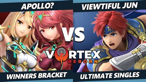 Vortex Legends 16 Apollo Pyra Mythra Lucina Vs Viewtiful Jun Roy SSBU Ultimate