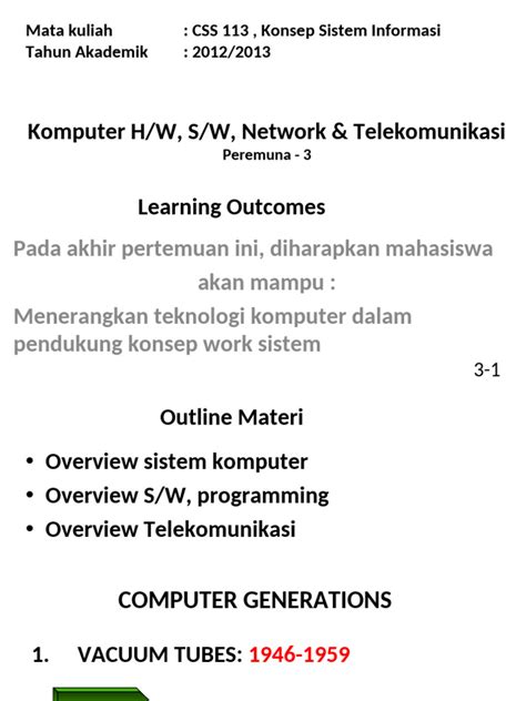 Konsep Sistem Informasi Pertemuan 3 Pdf Computer Network Computer Data Storage