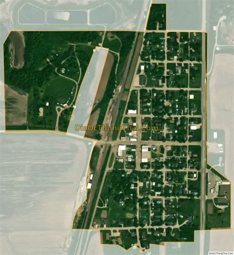 Map Of Uehling Village