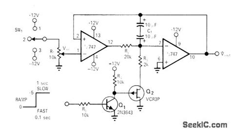 LOGIC CONTROLLED RAMP RATE Basic Circuit Circuit Diagram SeekIC Com