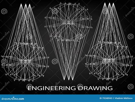 Engineering Drawing Engineering Stock Illustration Illustration Of Construct Industry 79248945