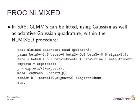 Lecture Nonlinear And Generalized Mixed Effects Models