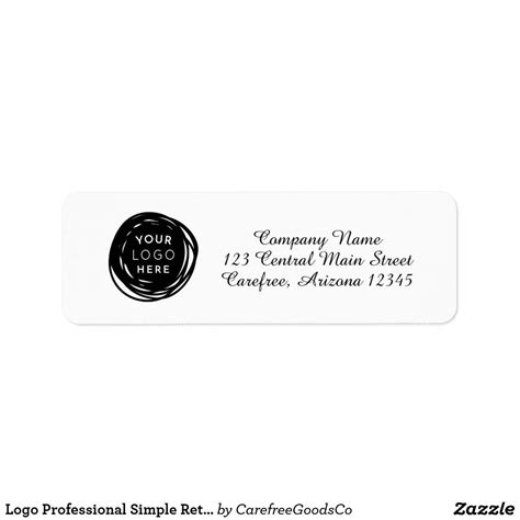 Simple Return Address Labels Zazzle Artofit