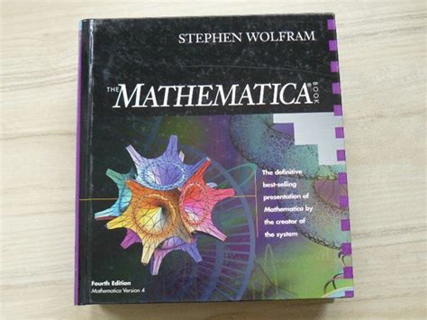 Wolfram The Mathematica Book Version 4 4th Edition 1999