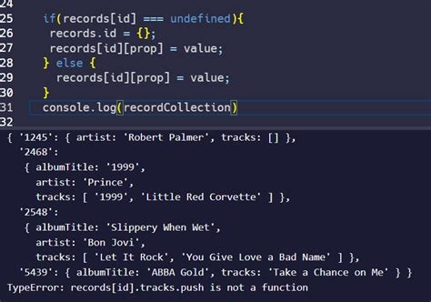 Javascript Básico Colección De Discos Javascript The Freecodecamp