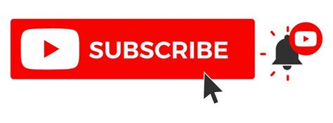 Youtube Subscribe Button Png Vector