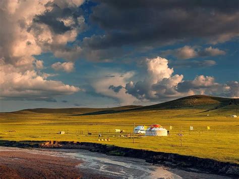 蒙古草原背景图