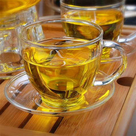 Wholesale Borosilicate Glass Flower Small Tea Cups In Chinese Hejian Jia Teng Glass Product Co