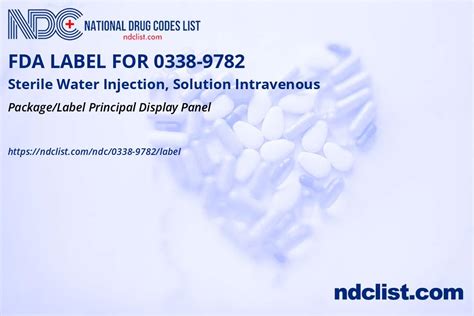 Fda Label For Sterile Water Injection Solution Intravenous Indications Usage And Precautions