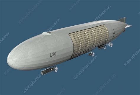 Zeppelin R Class Illustration Stock Image C0404007 Science