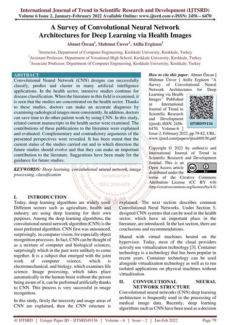 A Survey Of Convolutional Neural Network Architectures For Deep