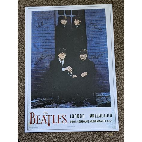The Beatles Royal Command Performance 1963 London Palladium 1963