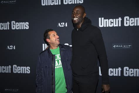 Adam Sandler And Kevin Garnett Get Big Welcome At ‘uncut Gems Premiere