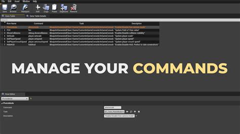 Github Gerlogucustomingameconsole An Unreal Engine Tool To Create Custom Commands Easily And