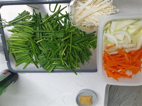 삶지않고 잡채 만들기