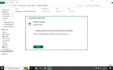 Several Error And Failed When Install Kes 1220 Kaspersky Endpoint
