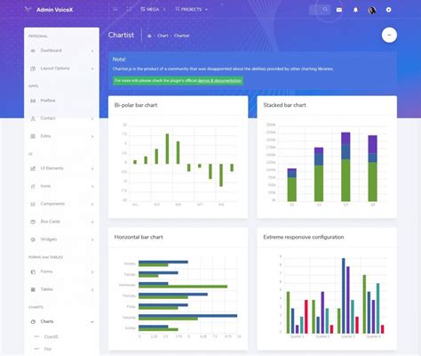VoiceX Admin Bootstrap Admin Dashboard Template MultiPurpose Themes