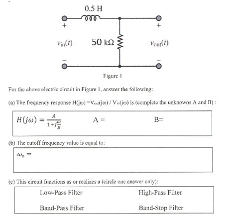 Solved For The Above Electric Circuit In Figure Answer Chegg
